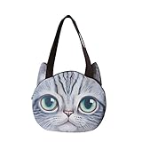Cat Face Tote Bag