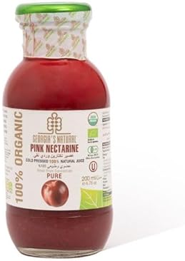 سعر Georgia's Natural Organic Pure Pink Nectarine Juice - 12 x 200 ml ...