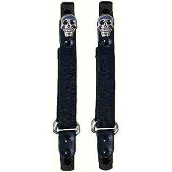 Amazon.com : Biker Motorcycle Pant Leg Clamps Straps Clips Holder Ryder ...