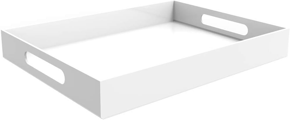 Amazon.com: Vale Arbor White Acrylic Tray - 16" x 12" Acrylic Tray for ...