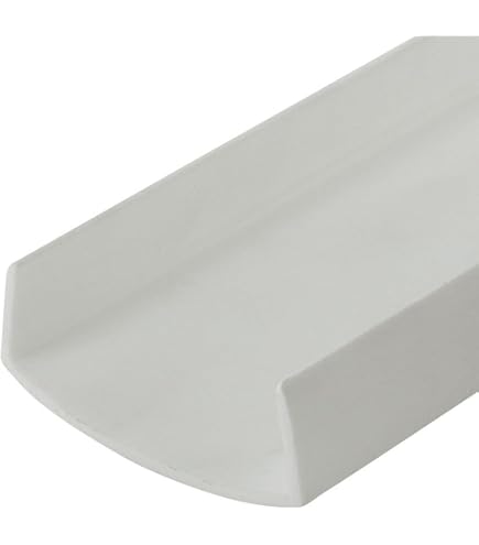 Plastic U Channel Outwater Plastics 341-BE Beige 3/4 Inch Styrene C ...