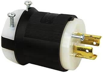 Hubbell Wiring Device-Kellems Plug,480VAC,20A,L16-20P,3P,4W,3PH, Black ...