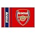 Amazon.com : Arsenal FC - Official Crest 5' x 3' Flag : Sports & Outdoors