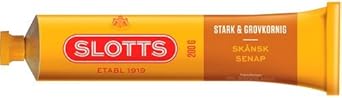 Slotts Skansk Senap - Coarse Mustard TUBE 200g: Amazon.co.uk: Grocery