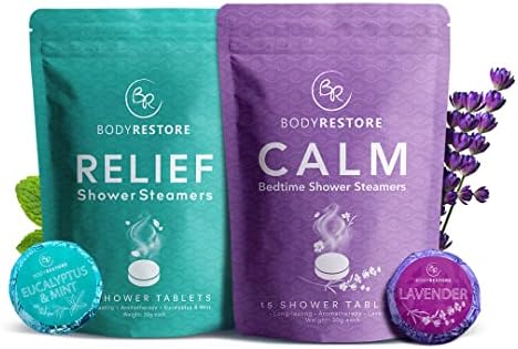 Body Restore Shower Steamers Aromatherapy (15 Packs x 2) - Gifts for ...