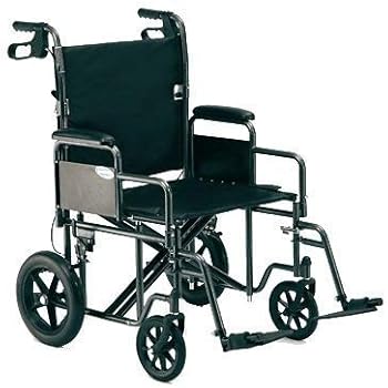 Amazon.com: Probasic - Heavy Duty 22 inch Transport Wheelchair, 450 lb ...