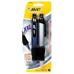 Amazon.com : BIC XXL Ball Pen, Refillable, Black, 12 Pens : Rollerball ...