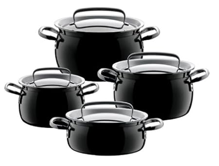 Silit Topfset A Casa 4-teilig: Bratentopf 20 cm und Fleischtöpfe 16, 20 ...