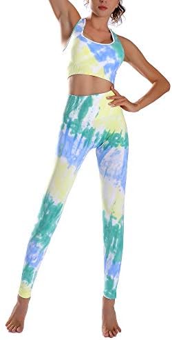 Women's 2 Pieces Workout Set Seamless Yoga Outfits