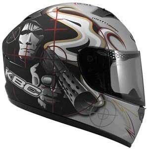 KBC VR-2 Gunslinger Helmet - X-Small/Silver/Black: Amazon.ca: Automotive