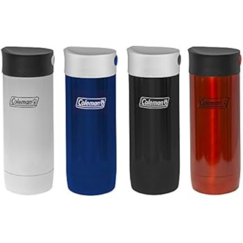 Amazon.com: Coleman Stainless Steel/Polypropylene Travel Mug, 16-Ounce ...