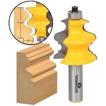 MLCS Chair Rail Molding Router Bit - Face Molding Router Bits - Amazon.com