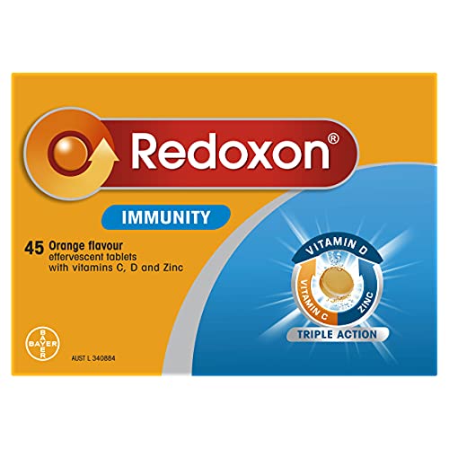 Redoxon Immunity Vitamin Triple Action Formula with C, D and Zinc ...