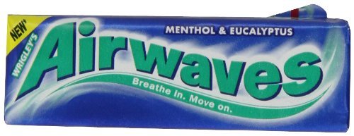 Amazon.com : Airwaves Cherry Menthol Gum. Case of 30 Packs : Chewing ...