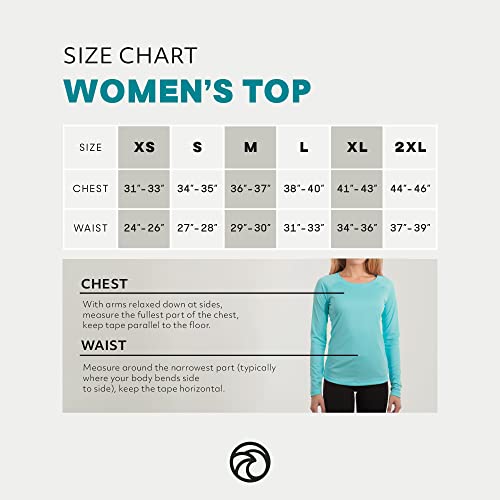 Vapor Apparel Women’s UPF 50+ UV Sun Protection Long Sleeve Performance Regular Fit T-Shirt for ...