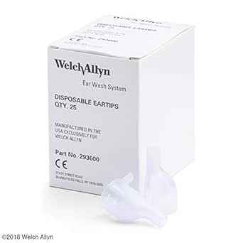 Amazon.com: Welch Allyn 29360 Ear Wash Tips for Ear Wash System, Pack ...