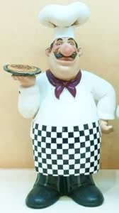 Amazon.com: Fat Chef Kitchen Statue Bistro Italian Cooking Figure ...