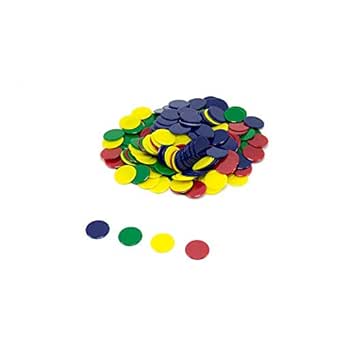 Amazon.com: hand2mind Plastic Solid Bingo Chips, Chips for Games ...