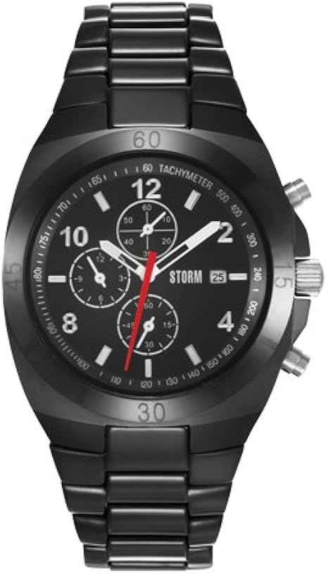 Storm Hero Black Ceramic Bracelet Watch: Amazon.co.uk: Watches