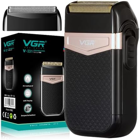VGR 331 Electric Shaver/Razor for Men, Cordless Double Floating Blade ...