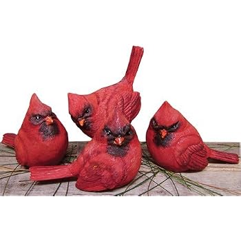 Amazon.com: Large Resin Cardinal Bird Figurine: Home & Kitchen