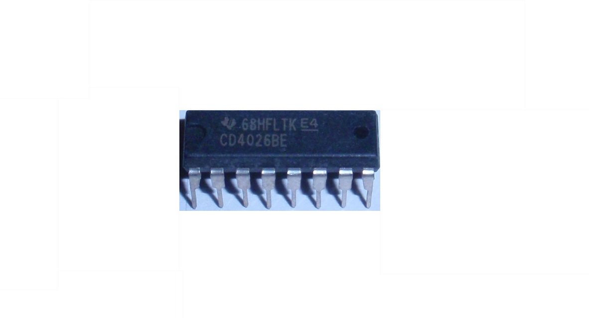 Texas Instruments CD4026BE CD4026B CD4026 CMOS Decade Counter/Divider ...