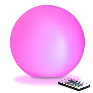 Amazon.com: 10" Ultra-fun Indoor/Outdoor Waterproof RGB Color-changing ...