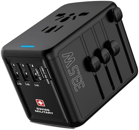 Swiss Military Universal Internationsl Travel Power Adapter Wall ...