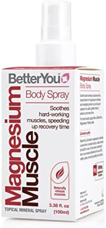 BetterYou Magnesium Muscle Body Spray, Sports Recovery, Natural Source ...
