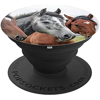 Amazon.com: Abstract Horse Phone Grip Horse Lover Running Horse ...