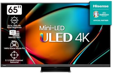 Hisense 65 inch ULED TV – U8K – 144Hz RR, Mini-LED Pro, Quantum Dot ...