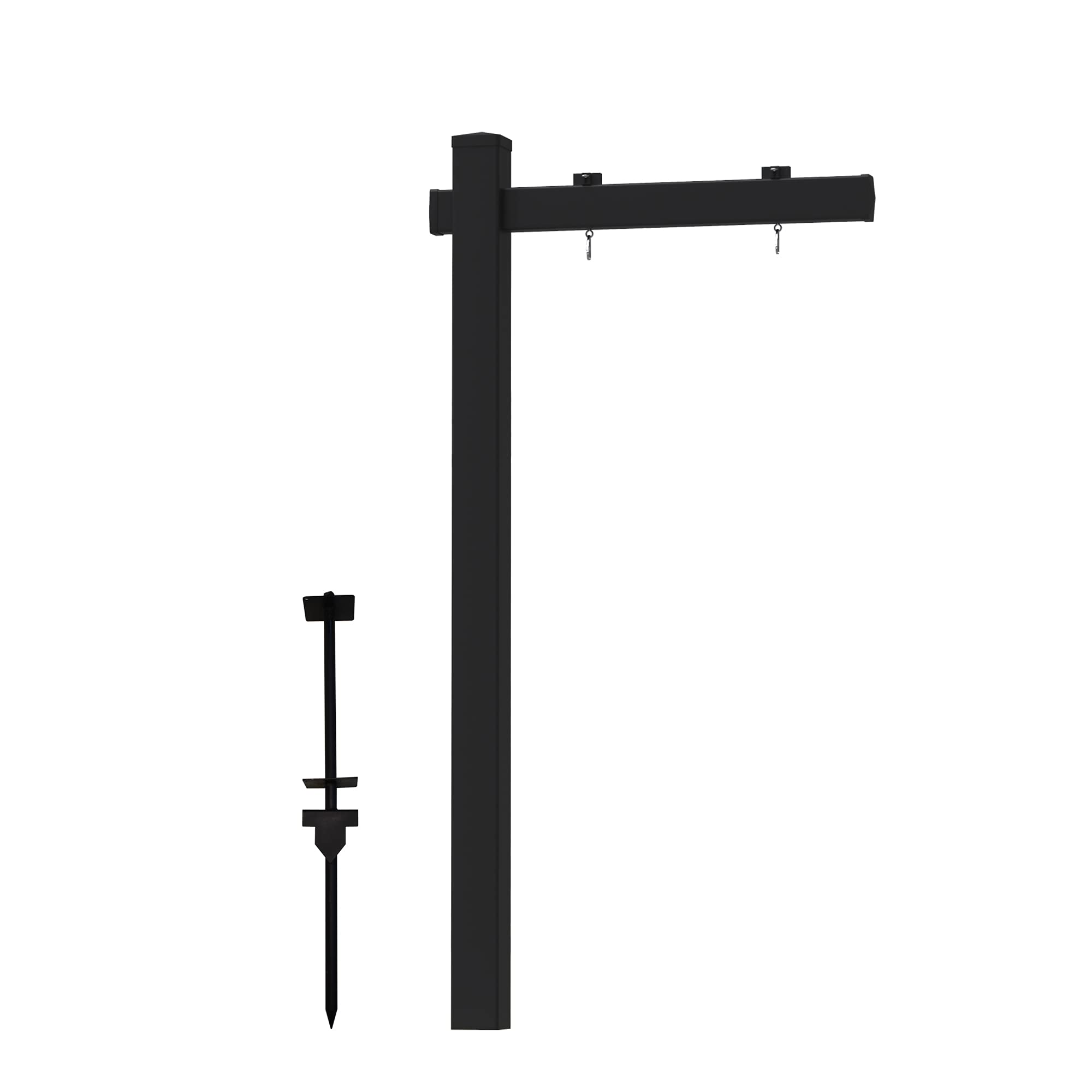 FENCETECH Vinyl PVC Real Estate Sign Post 6' Tall, Realtor Yard Sign ...