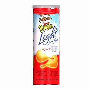 Amazon.com: Pringles Fat Free Potato Crisps, Original, 6.5-Ounce ...