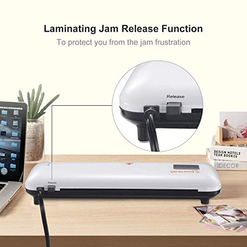 Thermal Laminator, Bonsaii A4 Laminating Machine for Home/Office/School, 9 Inch Personal Desktop ...