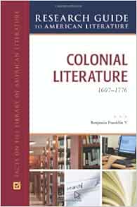 Amazon.com: Colonial Literature, 1607-1776 (Research Guide to American ...