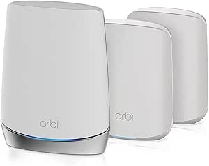 Amazon.com: NETGEAR Orbi Whole Home Tri-Band Mesh WiFi 6 System (RBK653 ...