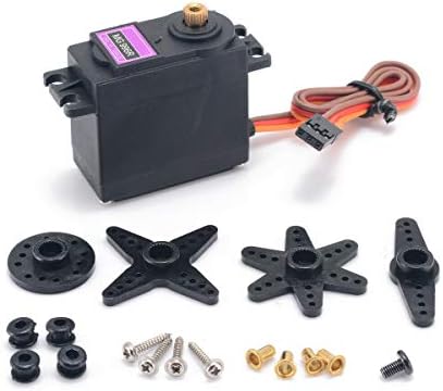 360° MG996R MG996 Gear Servo Motor Big Torque for RC Helicopter Car Arduino Set price in Egypt ...