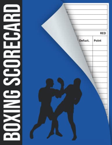 Boxing Scorecard: 100 Boxing Scorecards to Keep Record Boxing Match ...