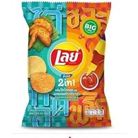 Amazon.com: LAYS Brand, Crispy Potato Chips Fried Chicken Wings ...