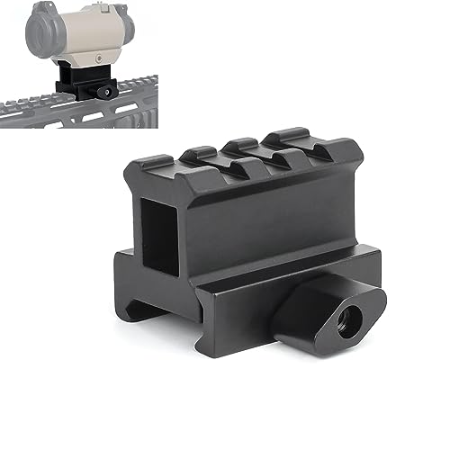 NECARL Picatinny Riser Mount QD Quick Release Mount, 3-Slot Riser Rail ...