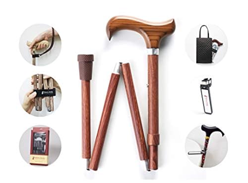 [Combo Set] Merry Sticks Designer Folding Adjustable Walking Cane ...