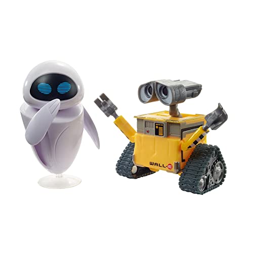 Pixar Wall-E and Eve Character Action Figures Wall-E Movie Toys, Highly ...