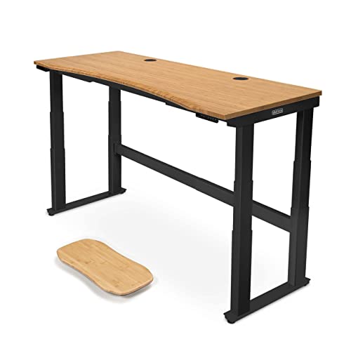 Uplift Bamboo Curve (72 x 30 inch) Electric Standing Desk V2-Commercial ...