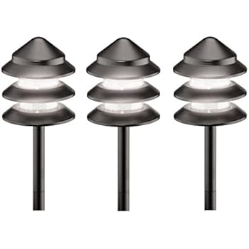 Intermatic LT13 Malibu Low Voltage Metal Three Tier 7-Watt Landscape ...