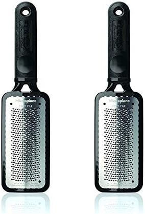 Microplane Colossal Pedicure Foot Rasp, Large Surface Foot File, Pack ...