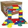 Edushape Flexi Soft Baby Blocks for Toddlers 1-3, 50 Pieces Giant Size ...