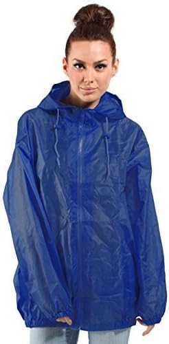 Ladies Cagoule Rain Coat Mac Kagool Kagoul Lightweight Festival KAG Bag ...