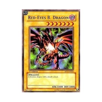 Amazon.com: Yu-Gi-Oh! - Red-Eyes Darkness Metal Dragon (SR02-EN009 ...