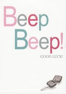 Beep Beep! Good Luck! - Driving Test Good Luck Greeting Card: Amazon.co ...