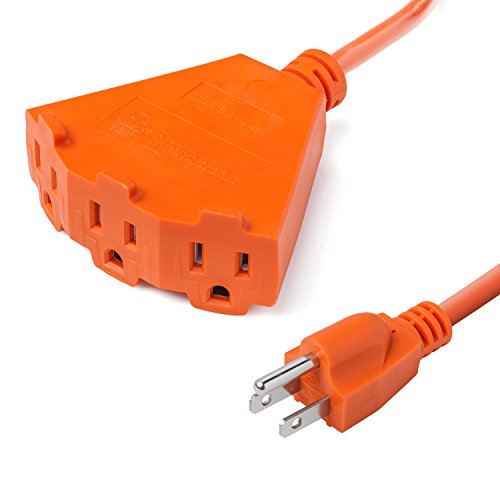 ClearMax 3 Power Outlet Extension Cord Lighted SJTW 16AWG Heavy Duty ...